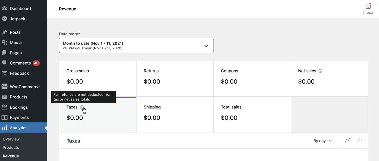 Analytics: Tooltip to inform users that full refunds aren't deducted · Issue #7997 · woocommerce ...