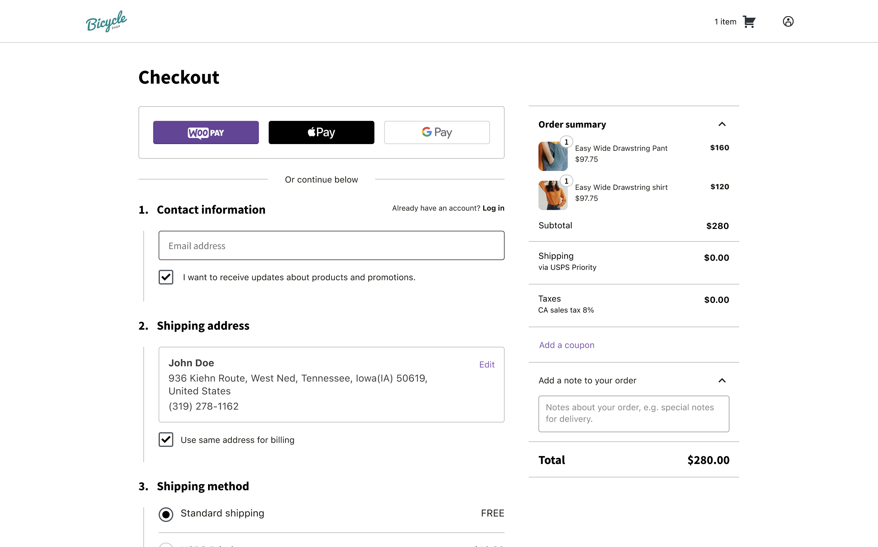 Condensed Address Forms for returning shoppers · Issue #9787 ...