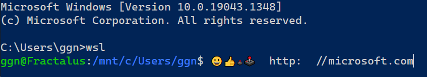 URL highlight issues with emoji · Issue #11797 · microsoft/terminal ...