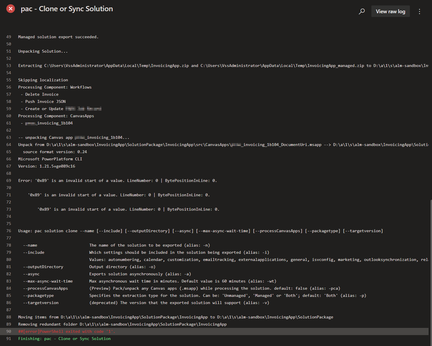 "0x89 is an invalid start of a value" on Canvas App Unpack, pac v1.19.4 · Issue #221 · microsoft ...
