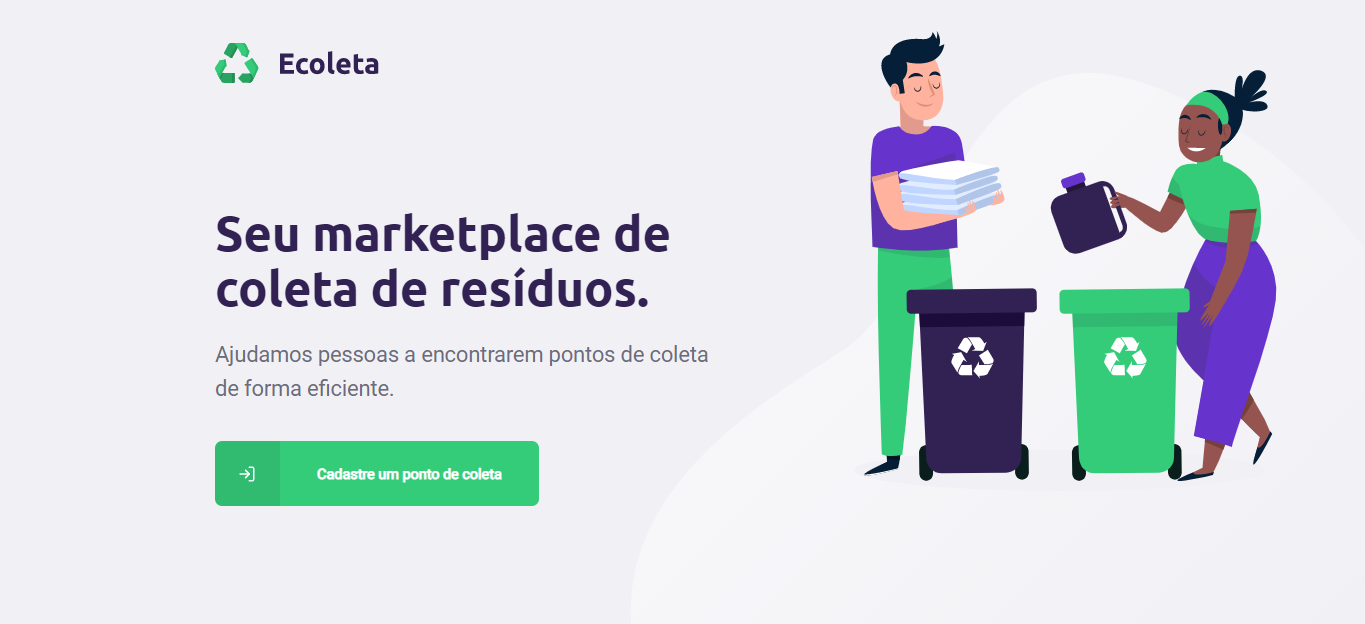 GitHub - Tthiagoo/Ecoleta: Projeto feito com React e React Native com o objetivo de cadastrar ...