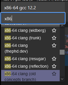 [REQUEST]: Increase the size of the compiler selection drop down menu · Issue #4157 · compiler ...