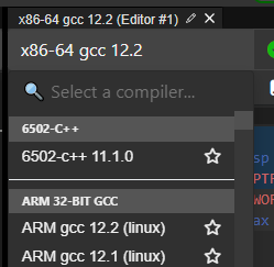 Compiler Picker Favortite Star Bug · Issue #4791 · compiler-explorer/compiler-explorer · GitHub