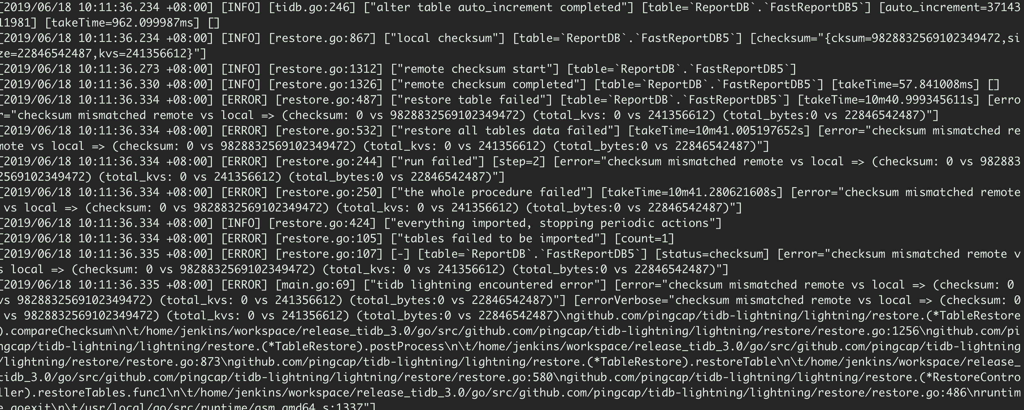 use tidb-lightning problem · Issue #10796 · pingcap/tidb · GitHub