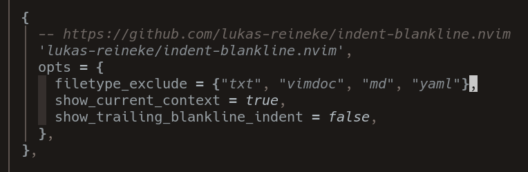 Avoid line "bold" in current context · Issue #541 · lukas-reineke/indent-blankline.nvim · GitHub