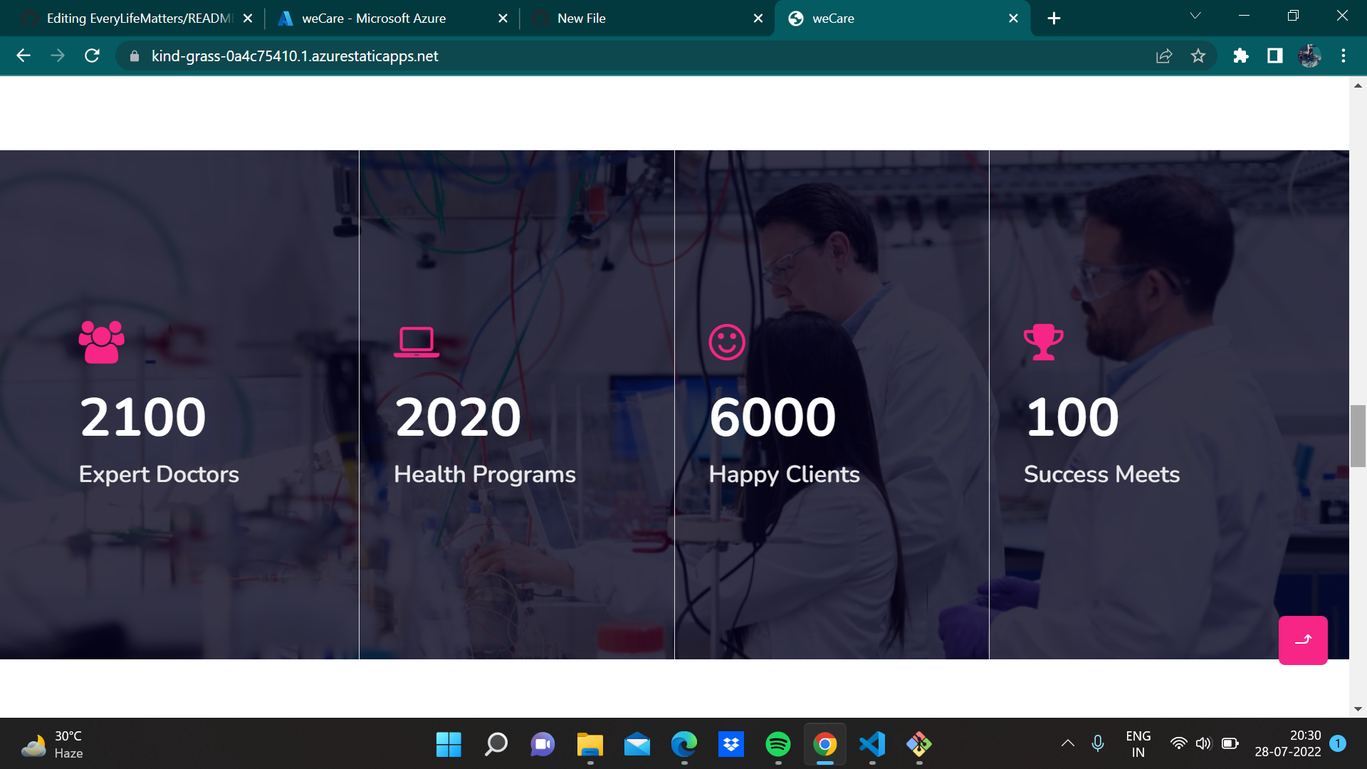GitHub - kashyap3007/wecare: weCare is a Health Care website . It Consists of Interactive and ...