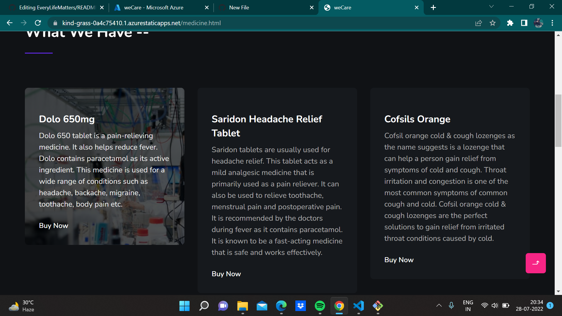GitHub - kashyap3007/wecare: weCare is a Health Care website . It Consists of Interactive and ...