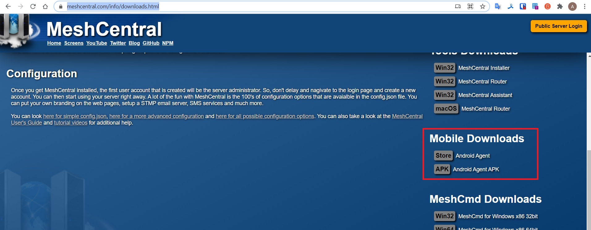 About iframe integration and Android app · Issue #2533 · Ylianst/MeshCentral · GitHub