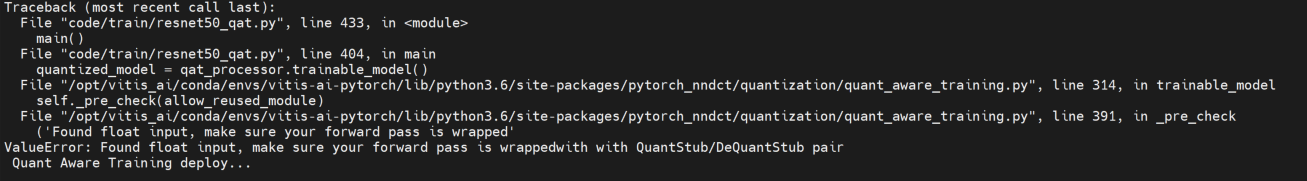 pytorch quantizer error · Issue #750 · Xilinx/Vitis-AI · GitHub