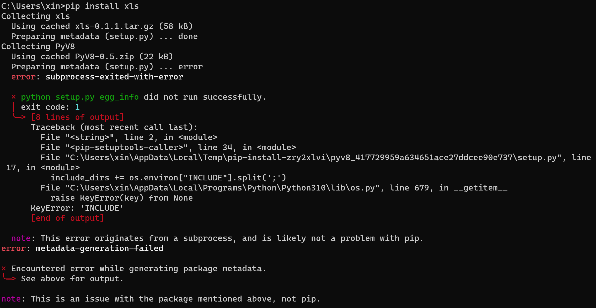 Pip Install Xls Failed · Issue 657 · Ebroecker Canmatrix · Github