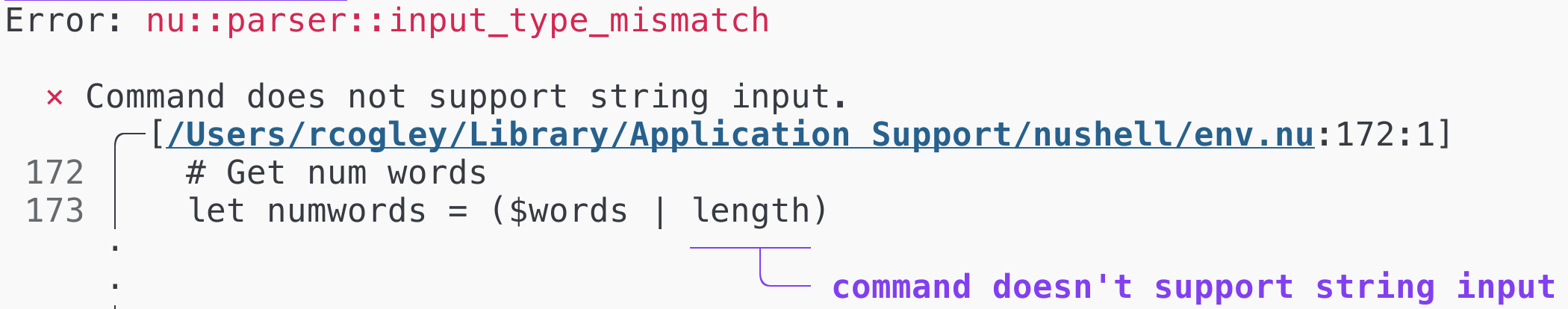 `uniq` Does Not Accept String But Its A List Of Strings · Issue 9720 · Nushellnushell · Github