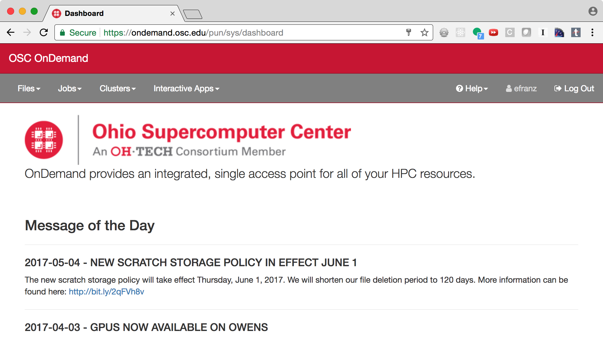 navbar can overflow a lot · Issue #228 · OSC/ondemand · GitHub