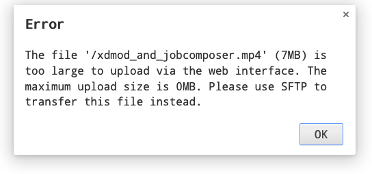 Add ability to disable file uploads · Issue #716 · OSC/ood_core · GitHub