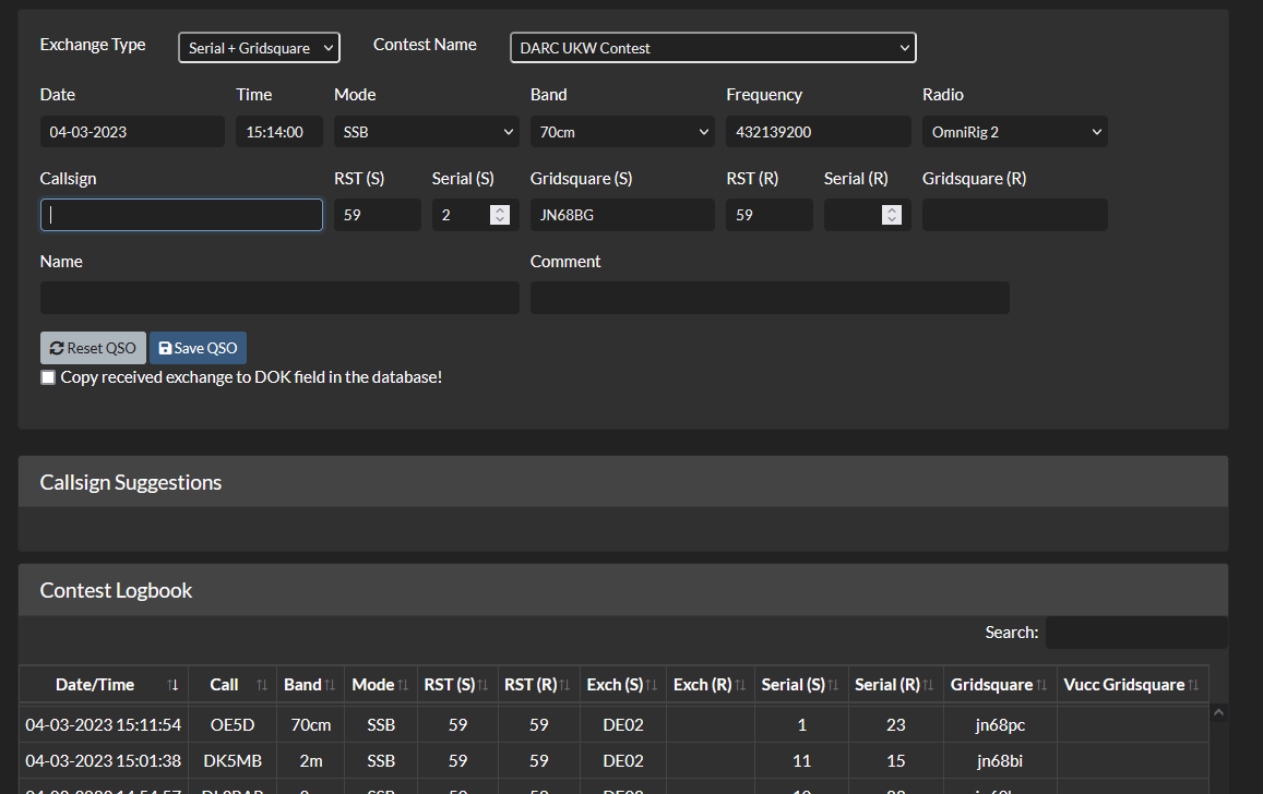 Save last Exchange also in other modes · Issue #2022 · magicbug/Cloudlog · GitHub