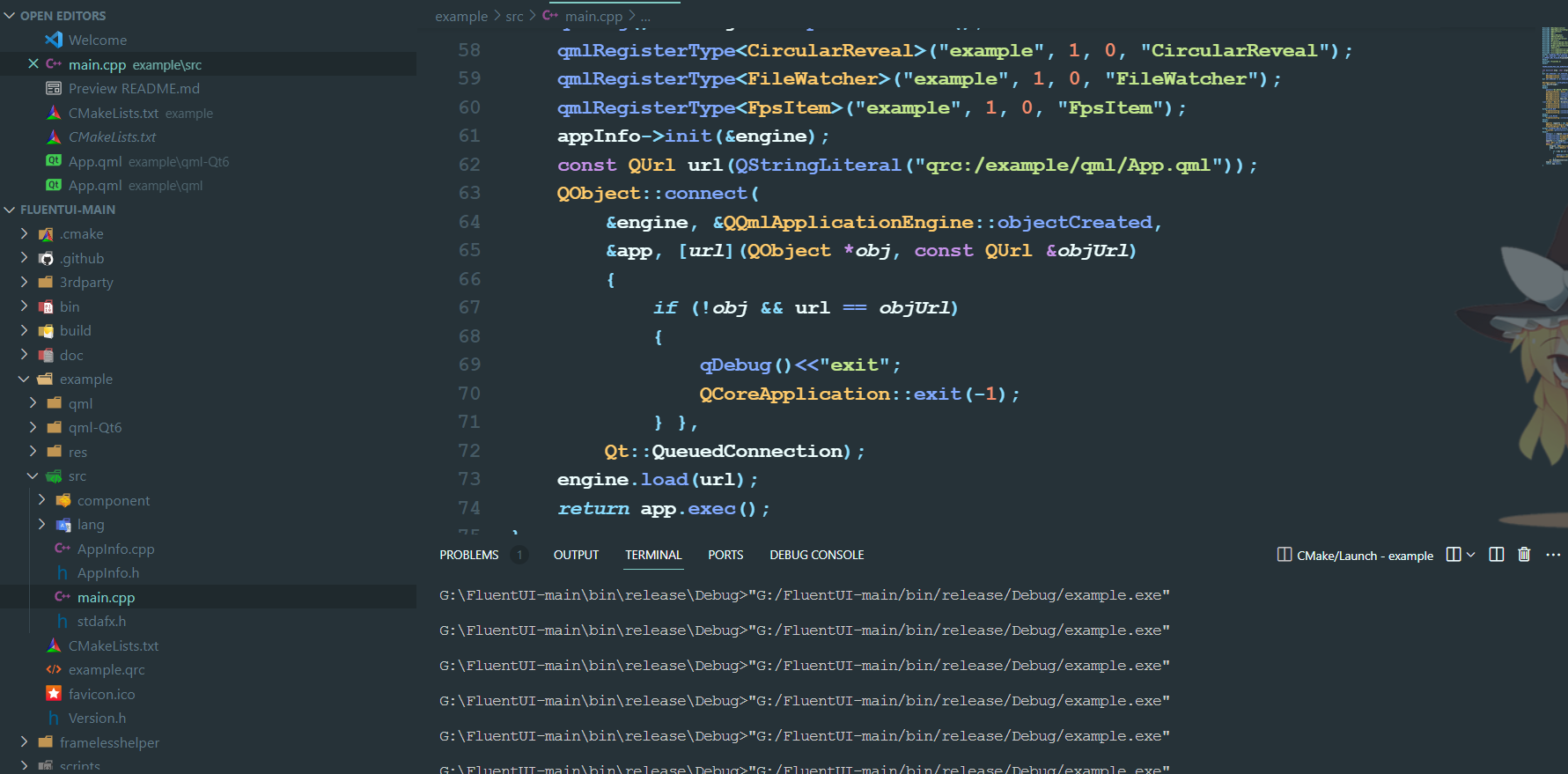 程序运行后直接退出，断点到这行跳出去，是读的文件有问题？ · Issue #291 · zhuzichu520/FluentUI · GitHub
