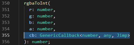Jimp.rgbaToInt() requires a callback on TypeScript declaration · Issue #684 · jimp-dev/jimp · GitHub