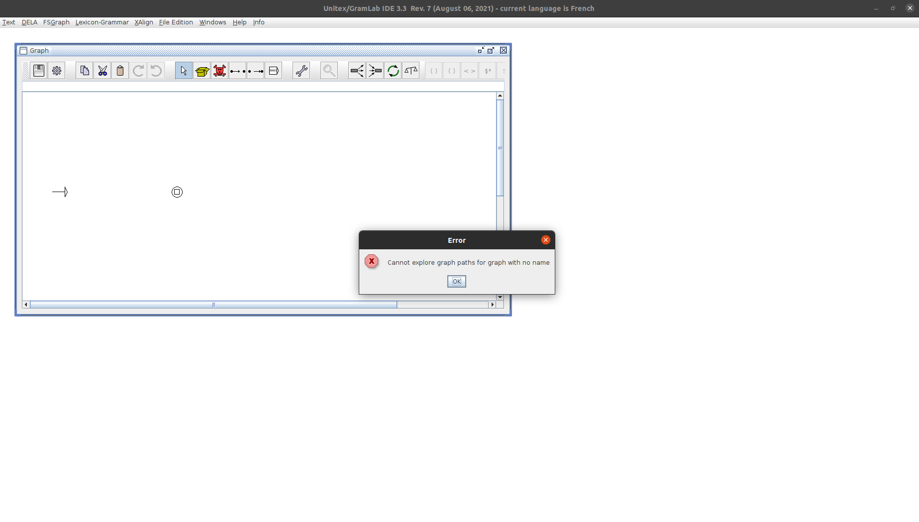 Nullpointerexception When Exploring Paths Of An Unsaved Graph Using The Context Menu · Issue