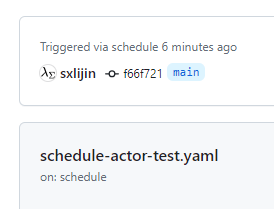 Who will be the GitHub actor when a workflow runs on a schedule ...