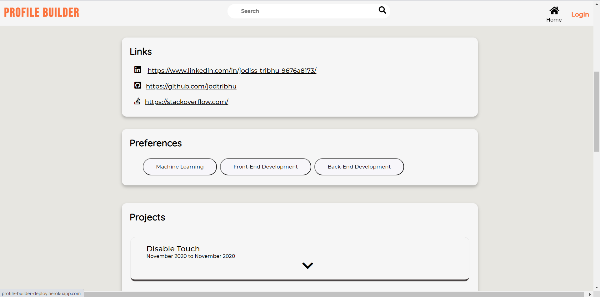 GitHub - jodtribhu/SE_project_Website