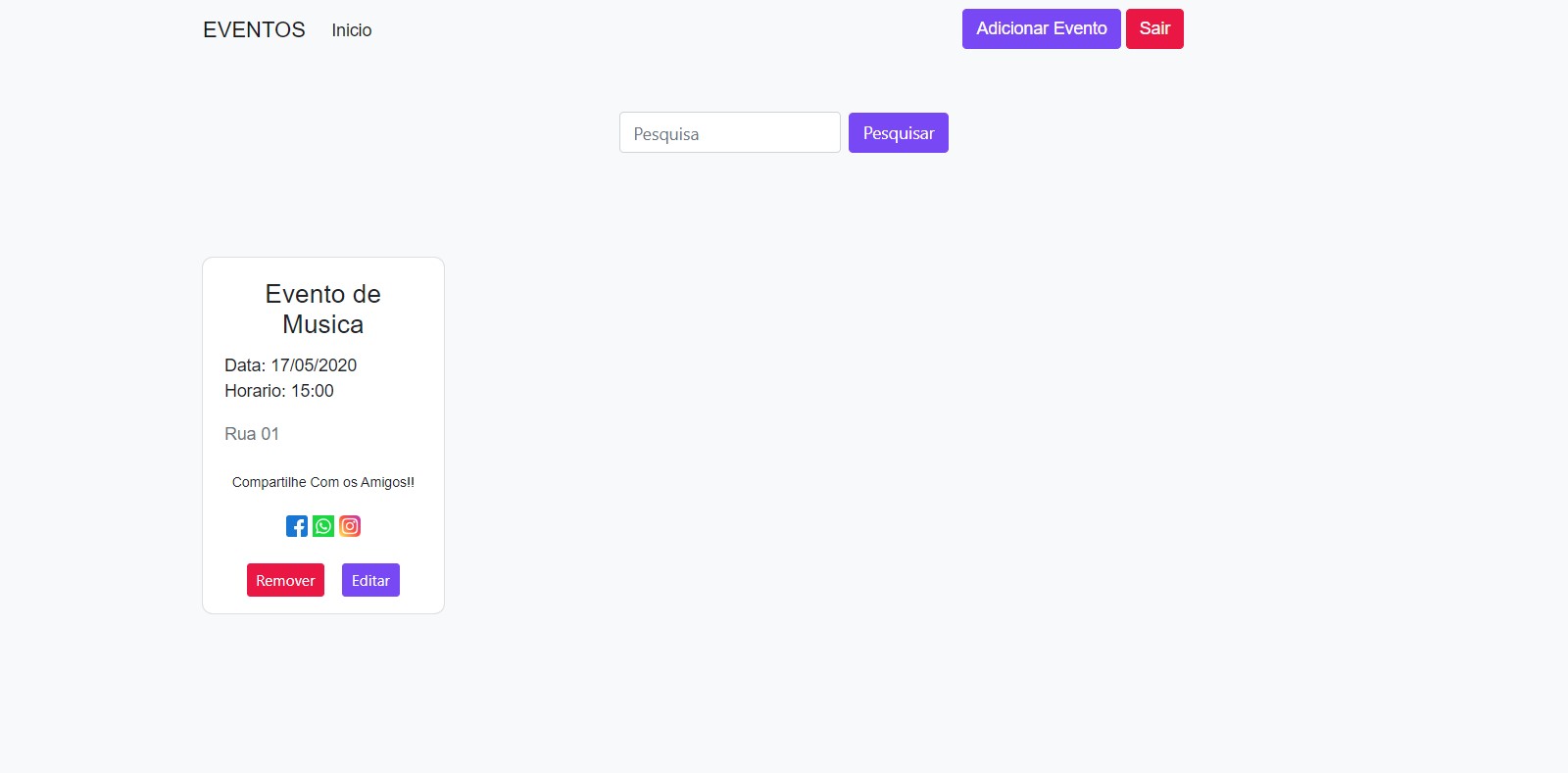 GitHub - HenriqueGF1/Projeto-em-PHP: 🎉 Sistema Para Divulgar Eventos