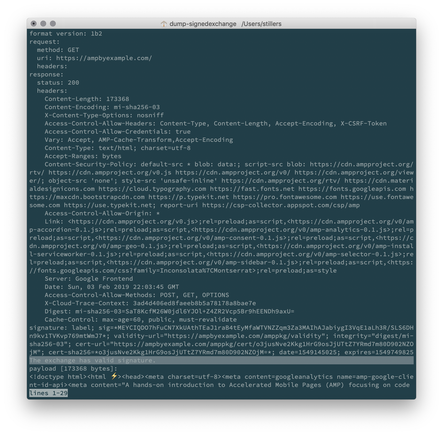 dump-signedexchange: make validation success/failure more obvious · Issue #389 · WICG/webpackage ...