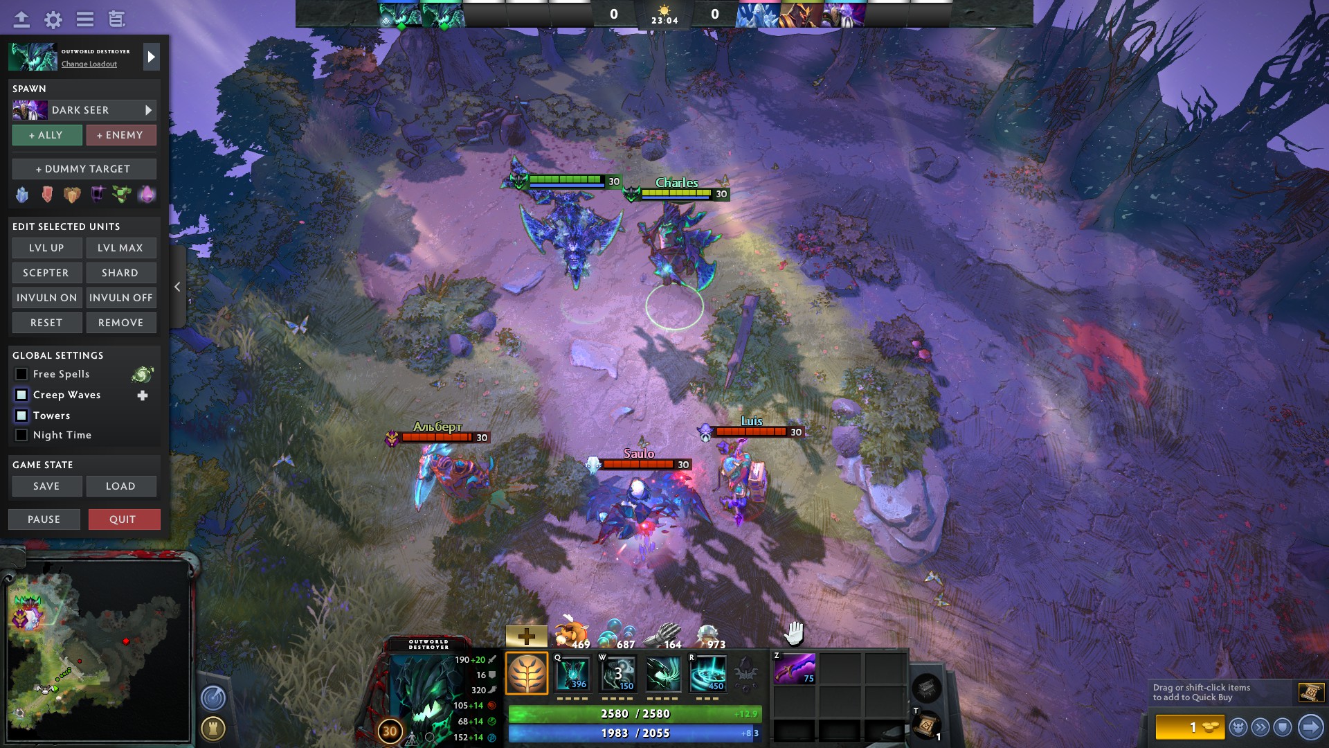 Outworld Destroyer Aghanims Shard unintentional behaviors · Issue #5686 · ValveSoftware/Dota2 ...