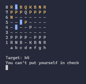 GitHub - NathanaelCarauna/Chess-console: A complete console chess game ...