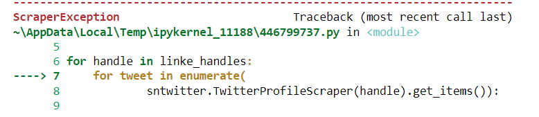 Unknown result type 'TweetTombstone' while using the TwitterUserProfileScraper · Issue #603 ...