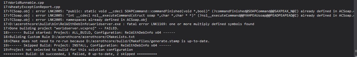 build[compilation FAIL] anyone? 1668b76 · Issue #2775 · azerothcore ...