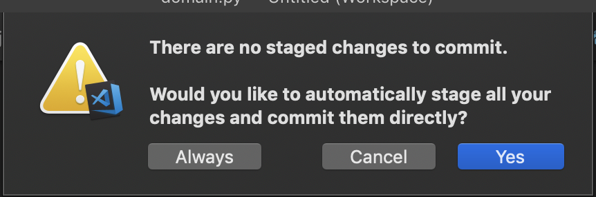 Automatic commit message stage and commit unexpectedly stages all untracked files in tree ...