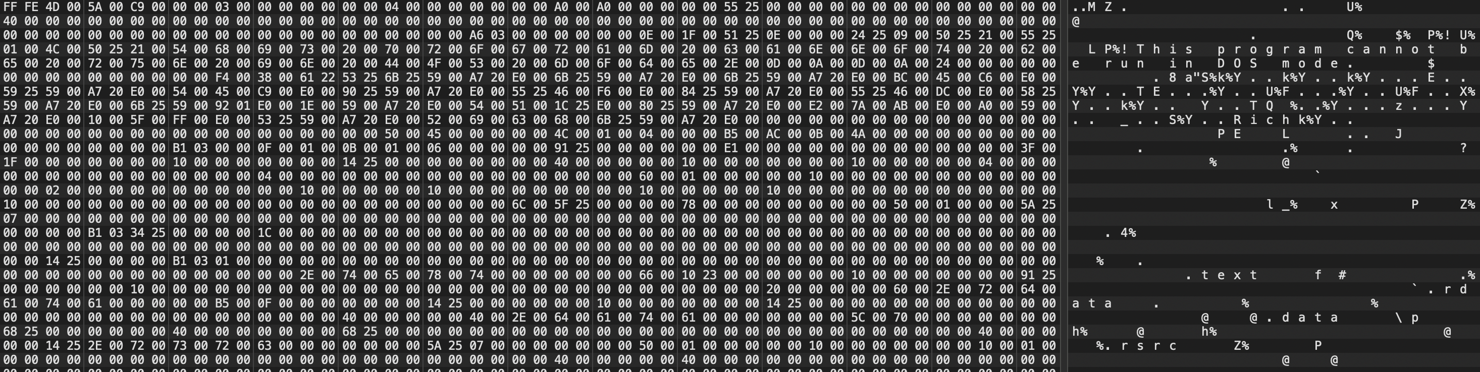 msfvenom generating invalid PE format exe's if run in Powershell, around double the expected ...