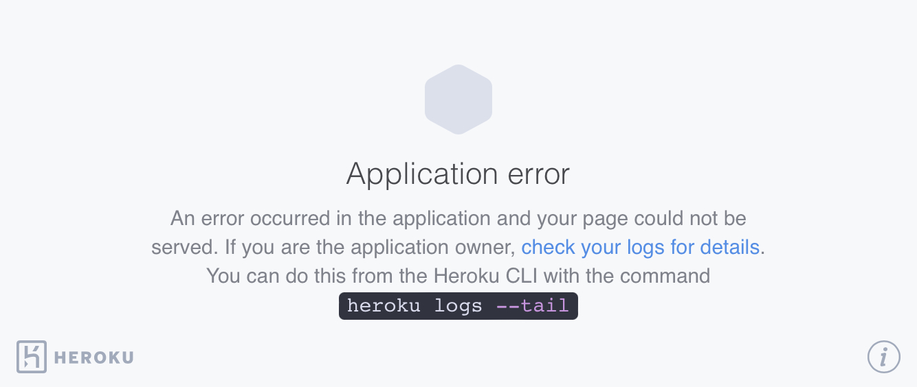 Heroku Application Error · Issue #414 · DenverCoder1/custom-icon-badges ... Heroku Application Error · Issue #414 · DenverCoder1/custom-icon-badges ...