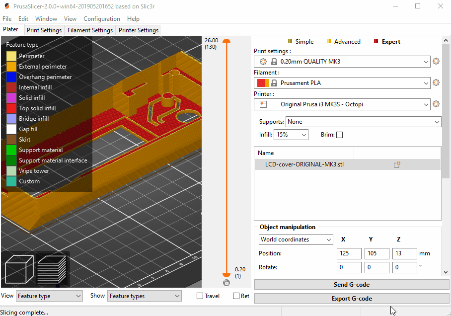 Slic3r crashes when moving the layer slider and accidentally right-click in parallel · Issue ...