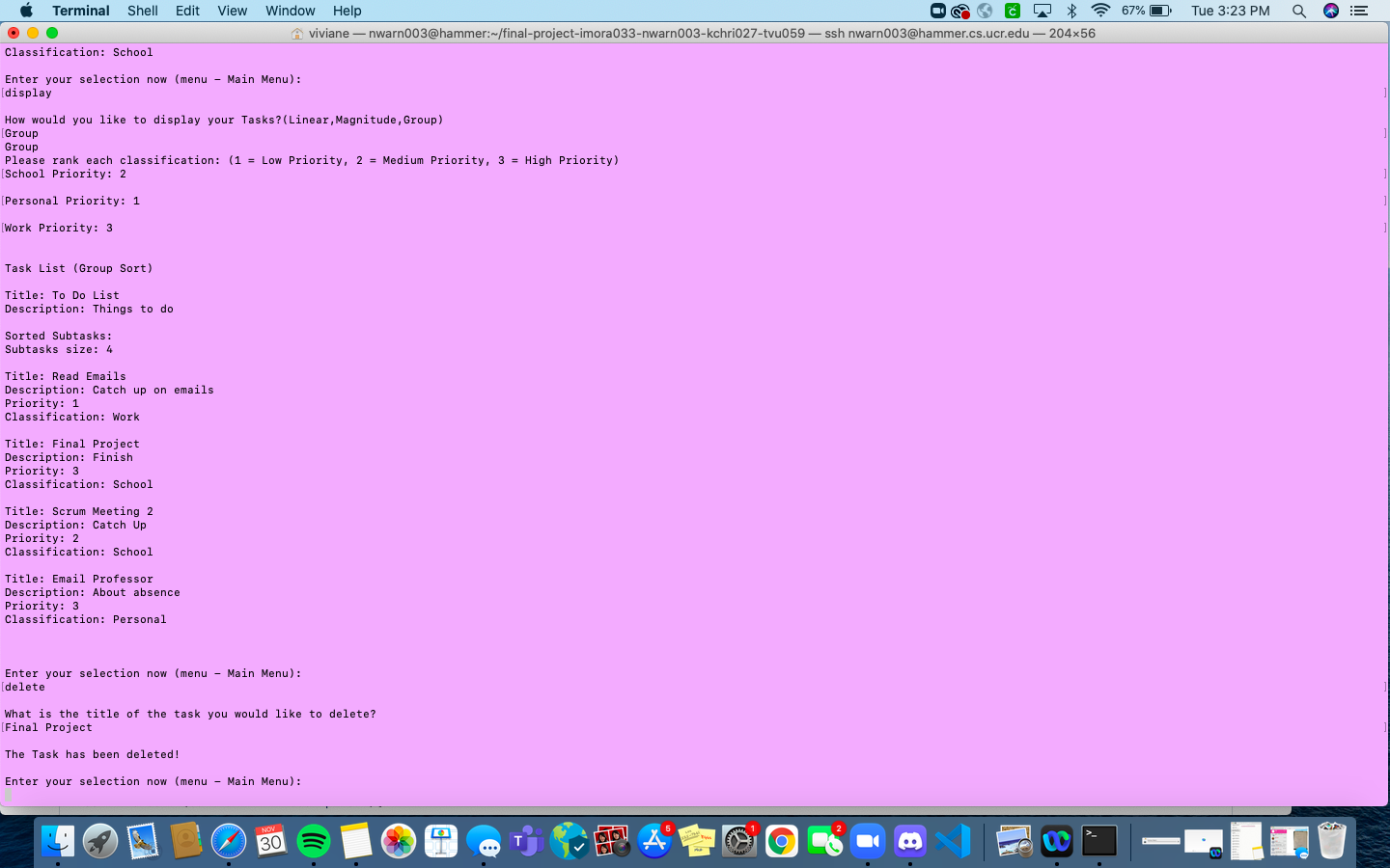 GitHub - IngridAMorales/Task-Scheduler: Final project for Software ...