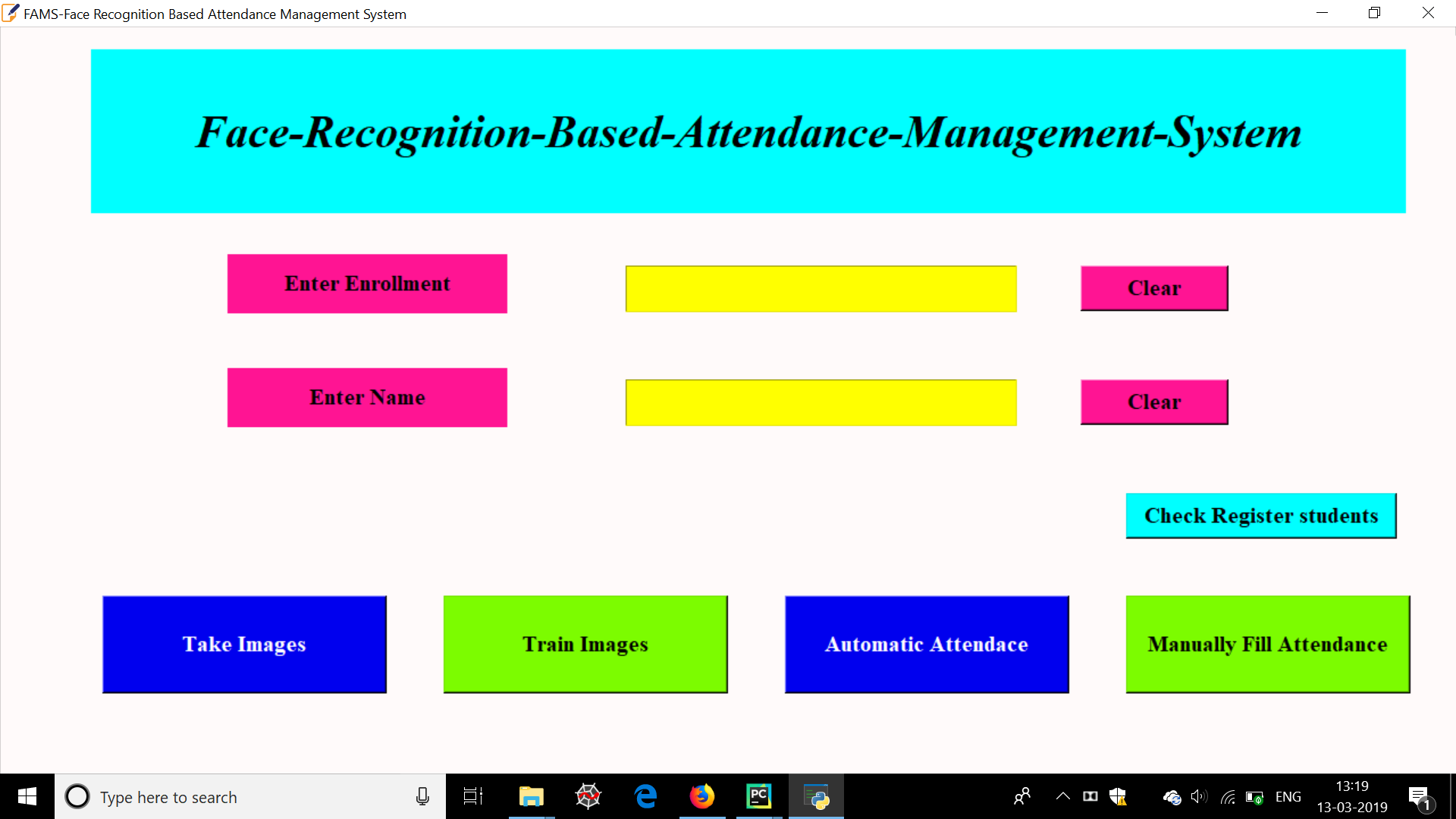 GitHub - rudra2000/Smart-Attendance-System-Using-Face-Recognition ...