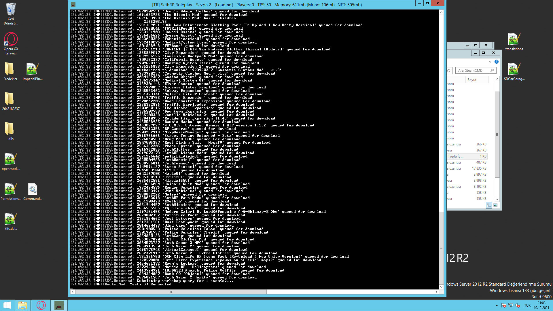 My Server Workshop Mods are stuck in queue after update · Issue #2928 ...