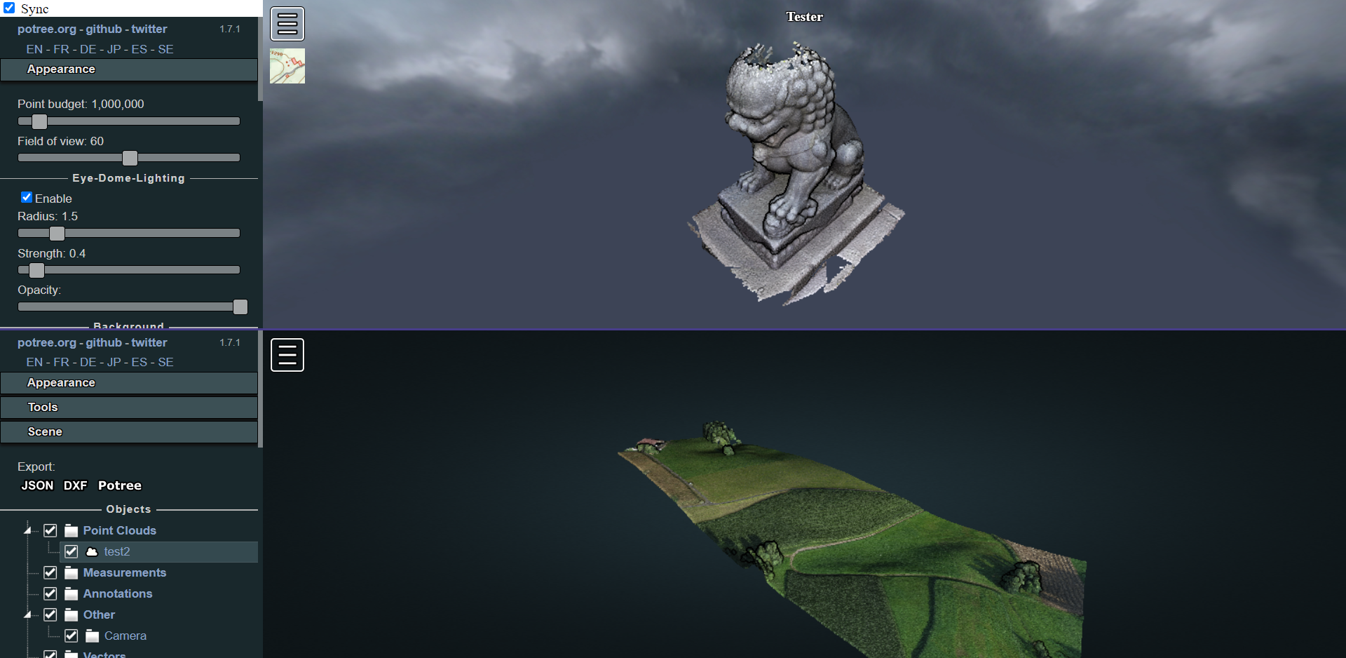 GitHub - rishabhpandey7/multi-potree