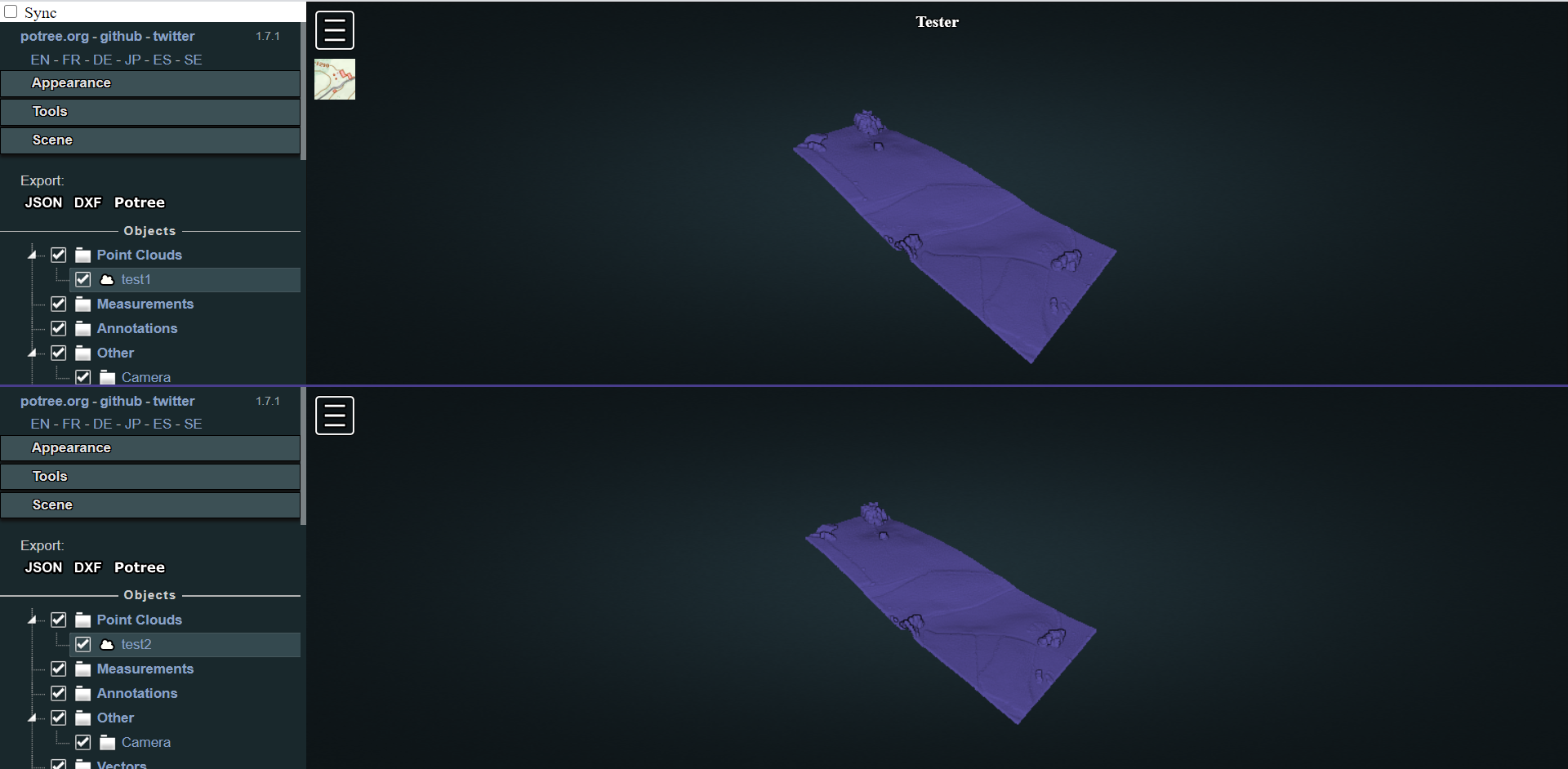 GitHub - rishabhpandey7/multi-potree