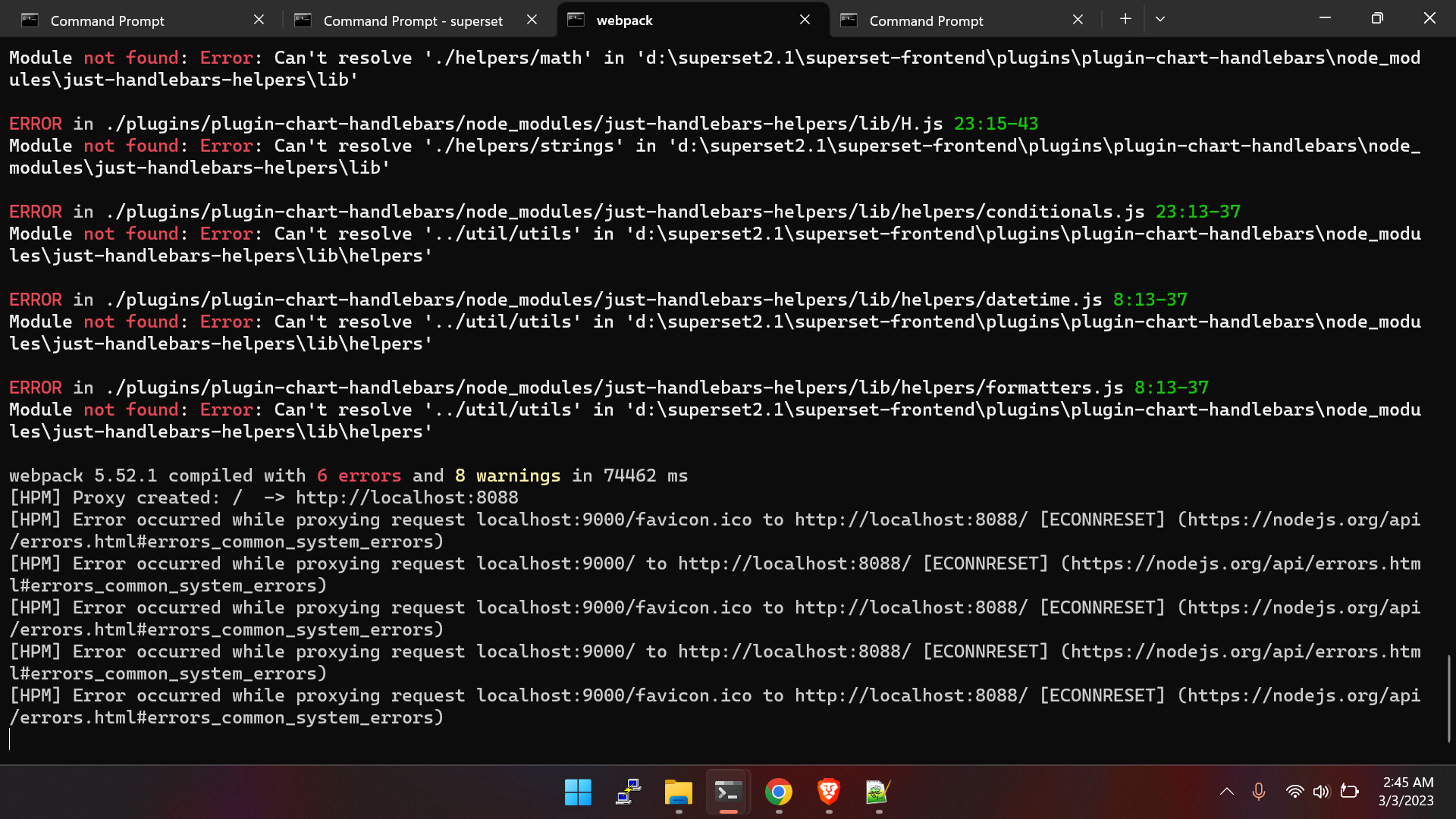 superset 2.1.0rc1 Setup fail · Issue #23267 · apache/superset · GitHub superset 2.1.0rc1 Setup fail · Issue #23267 · apache/superset · GitHub