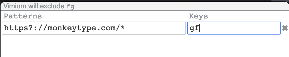 Excluded Keys Should Be Comma Or Space Delimited To Prevent Common Keys From Being Excluded