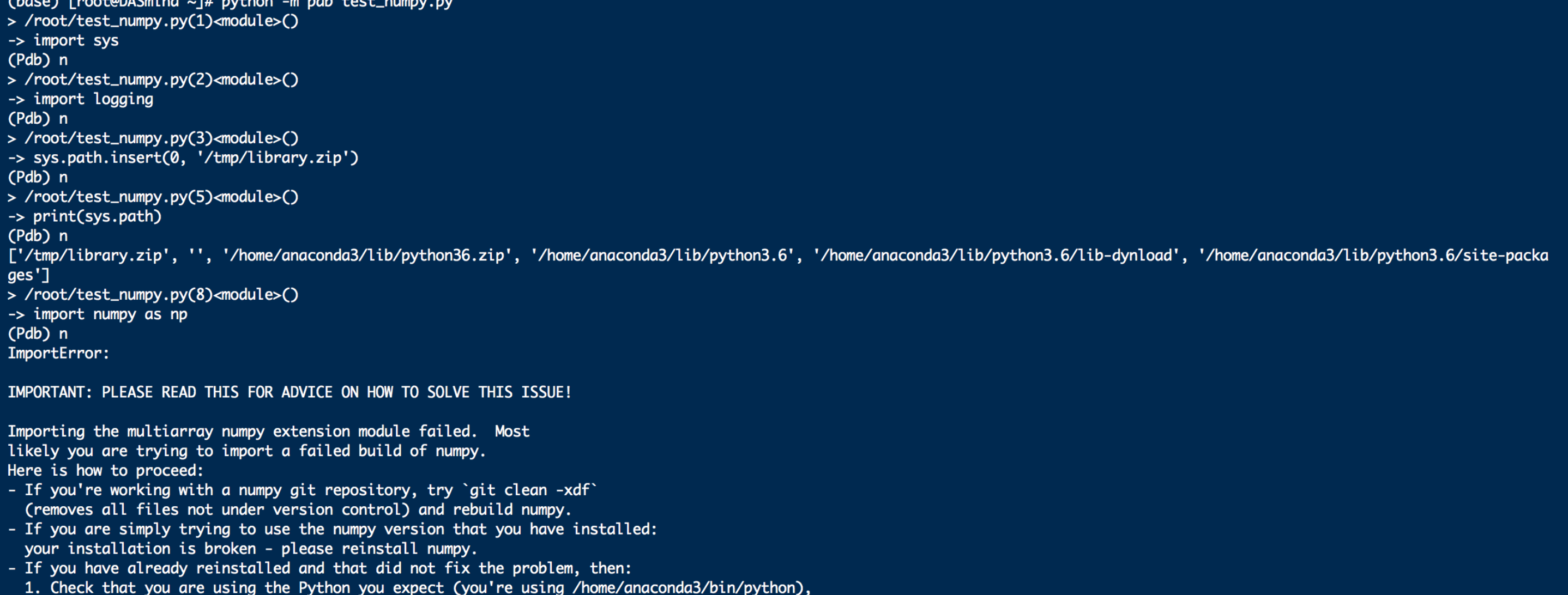 Zip Import Failed To Import Numpy 1 16 3 Issue 15772 Numpy numpy 