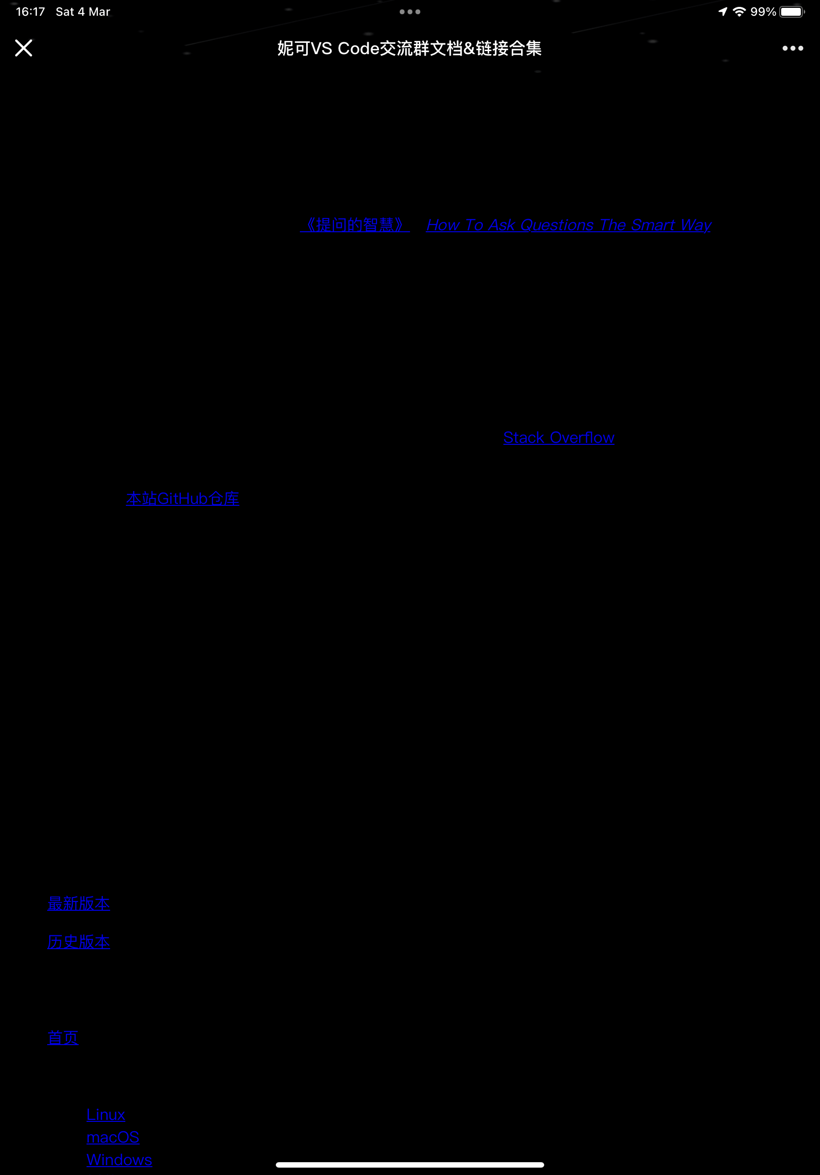 深色模式下网页显示异常 · Issue #1 · iw17/vscode · GitHub