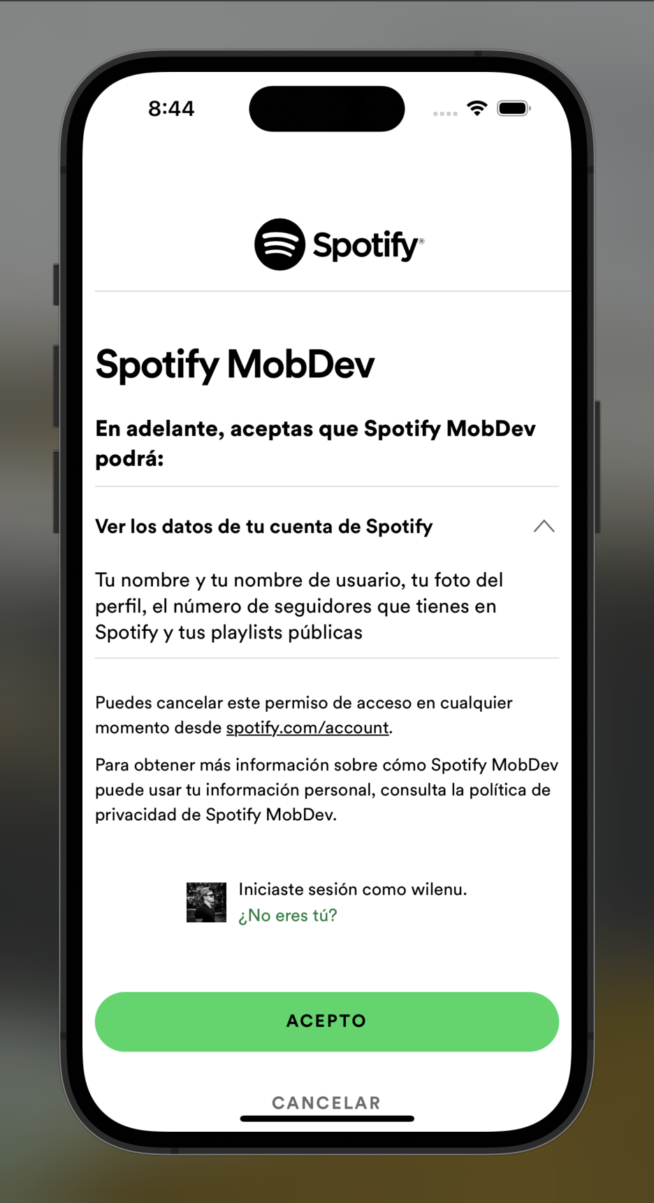 Github Wilenu Spotifymobdev