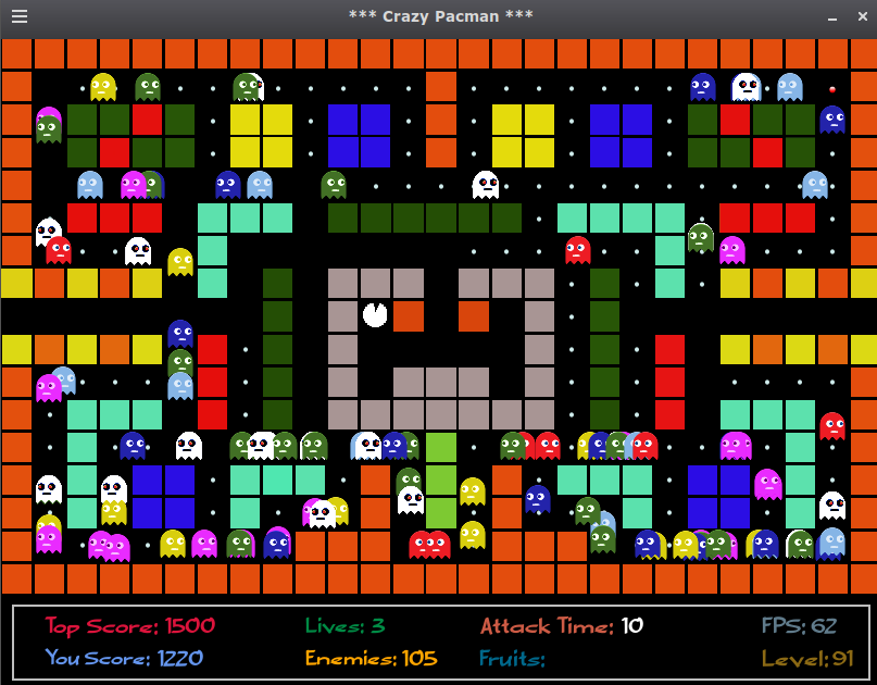 GitHub - byAbaddon/PyGame-Crazy_Pacman