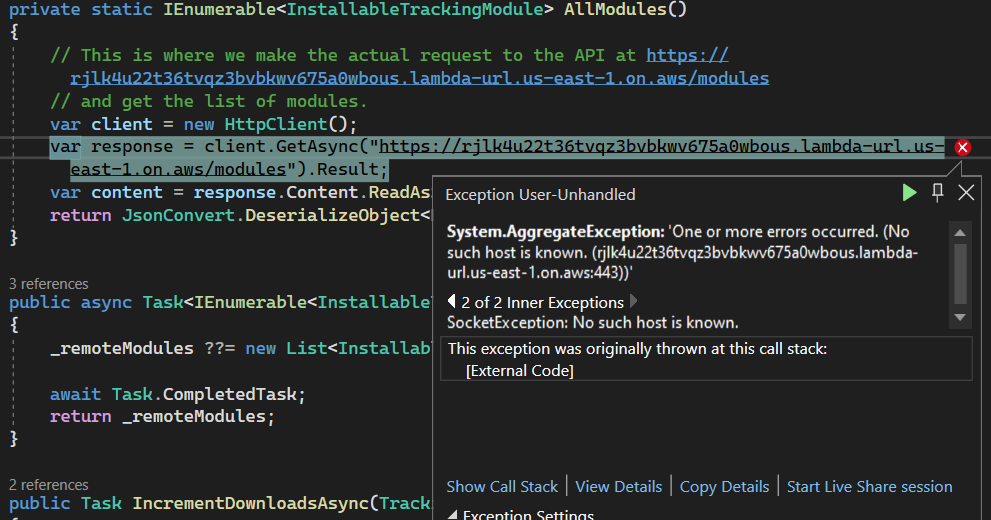 [Bug] Launching VRCFaceTracking without internet crashes the ...