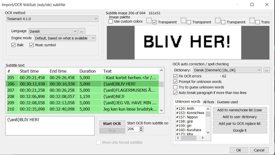 OCR scan - strange {/an8} output · Issue #3796 · SubtitleEdit/subtitleedit · GitHub