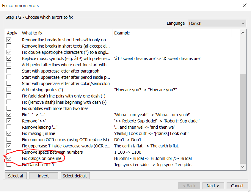 Is "Fix OCR Errors" the same as "Fix Common errors" in OCR Scan ...