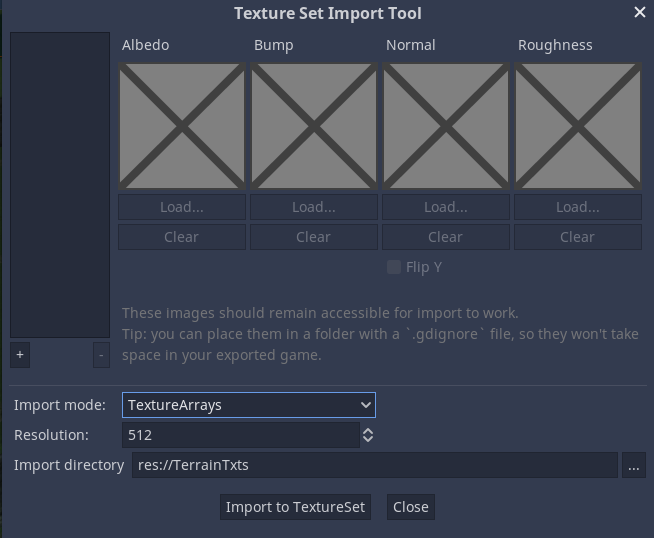 Importer not loading textures in array mode · Issue #349 · Zylann/godot_heightmap_plugin · GitHub