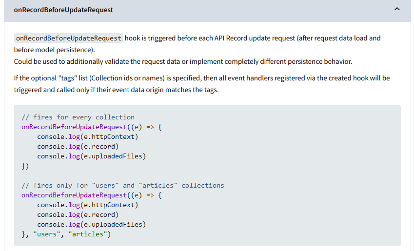 Possible bug... or incorrect docs code. · Issue #3150 · pocketbase ...