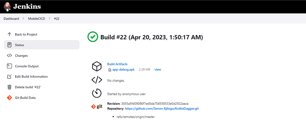 GitHub - Simon-Ejilogo/AndroidCICD: Android pipeline on Jenkins on a ...